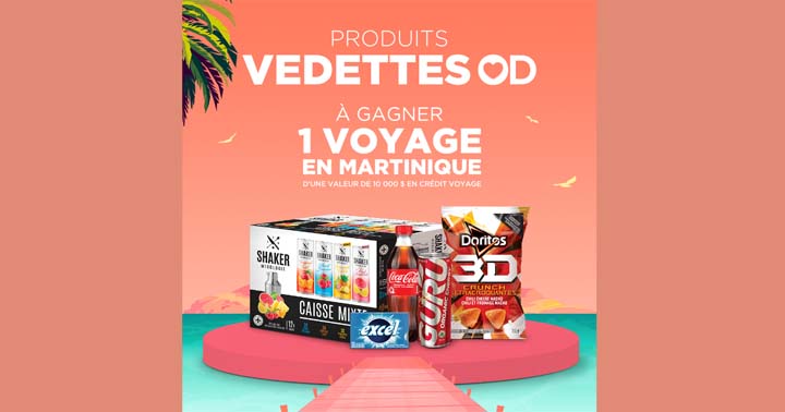 Concours Les produits vedettes Couche-Tard — Voyage Martinique