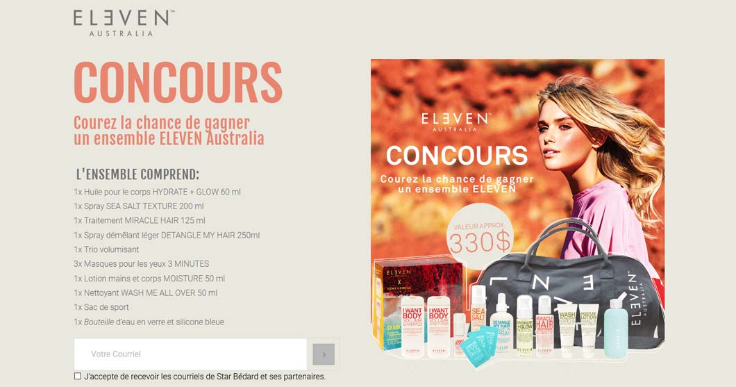 ᐅ Concours Look Magazine Gagnez un ensemble ELEVEN Australia