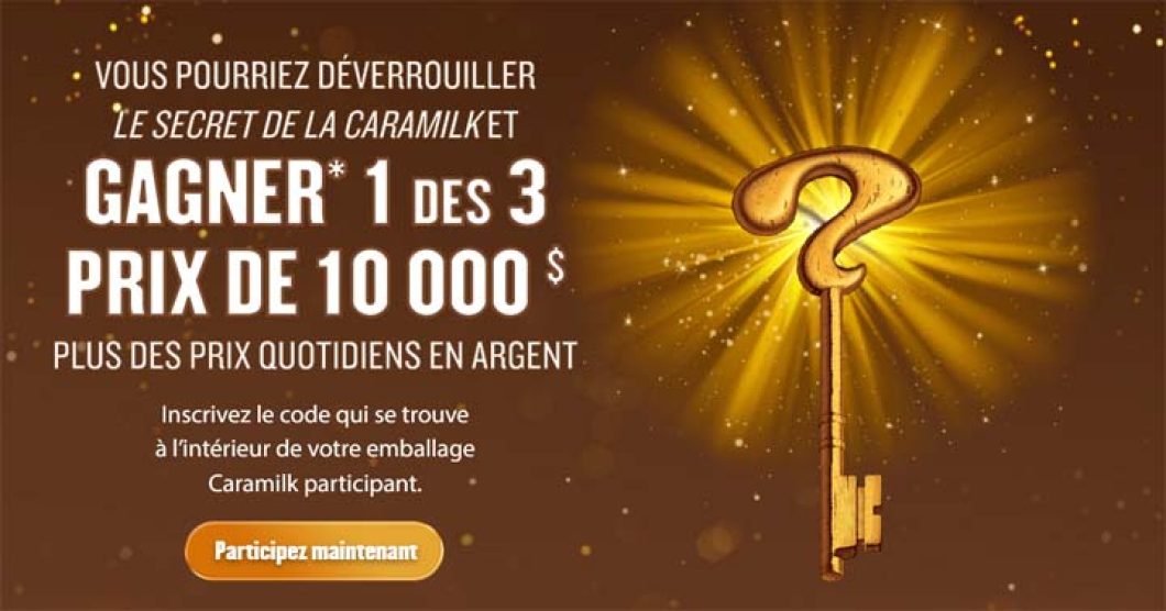 Concours Caramilk Déverrouillez le secret — Caramilk.ca